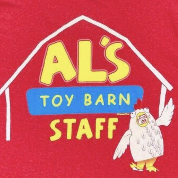 Disney | Tops | Rare Disney Als Toy Barn Staff Toy Story Shirt | Poshmark